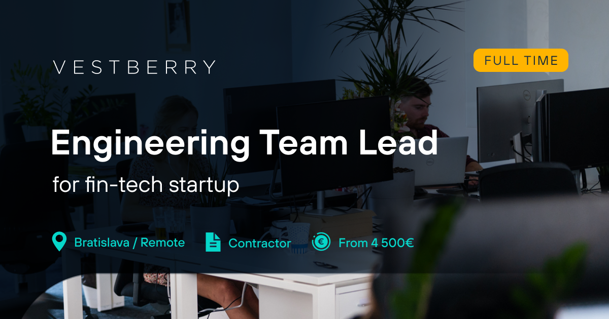 Engineering Team Lead (Node.js/React) - Vestberry